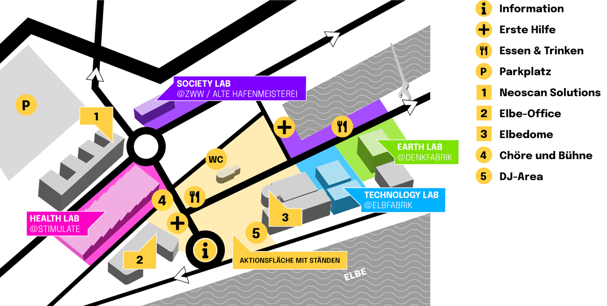 Programm und Lageplan der Tomorrow Labs | Tomorrow Labs